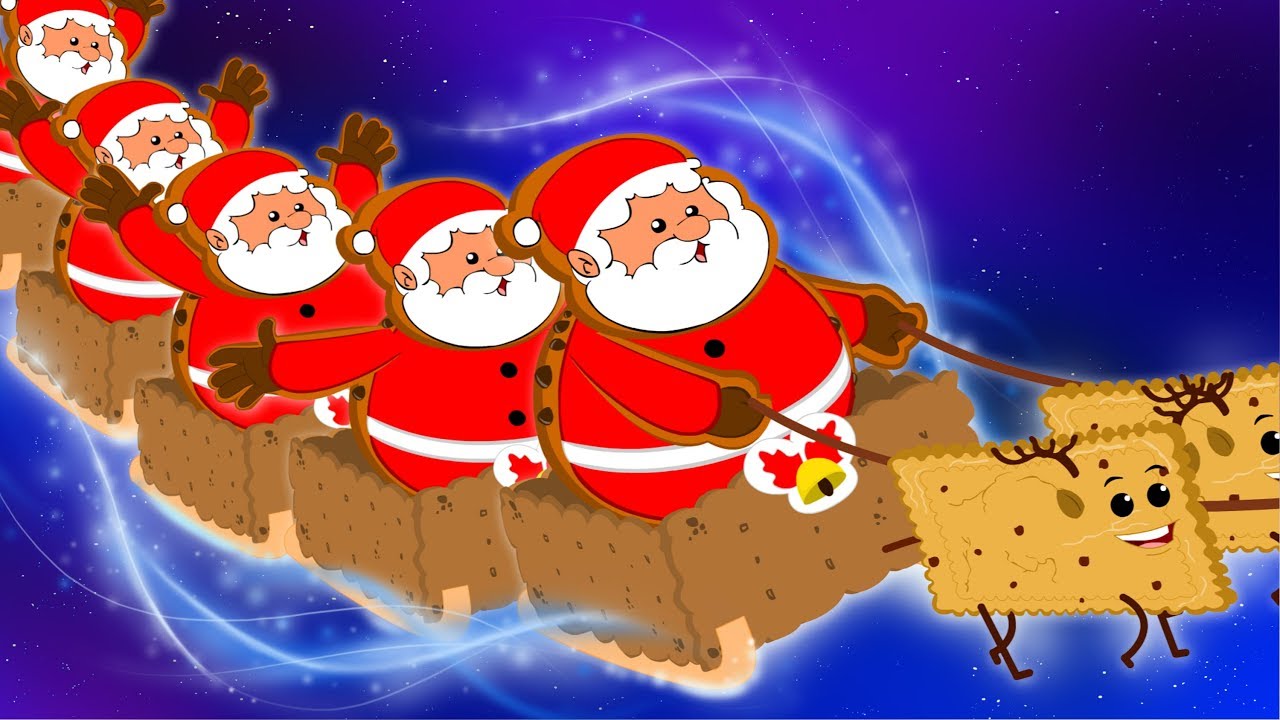 Five Fat Santa's Nursery Rhymes | Baby Songs For Children By Hello ...