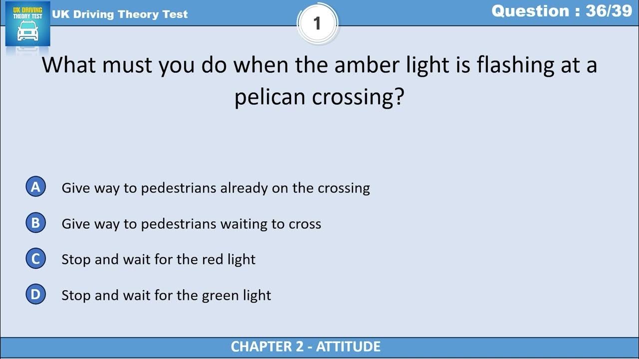 What Should You Do When the Amber Light Flashes at a Pelican Crossing ...