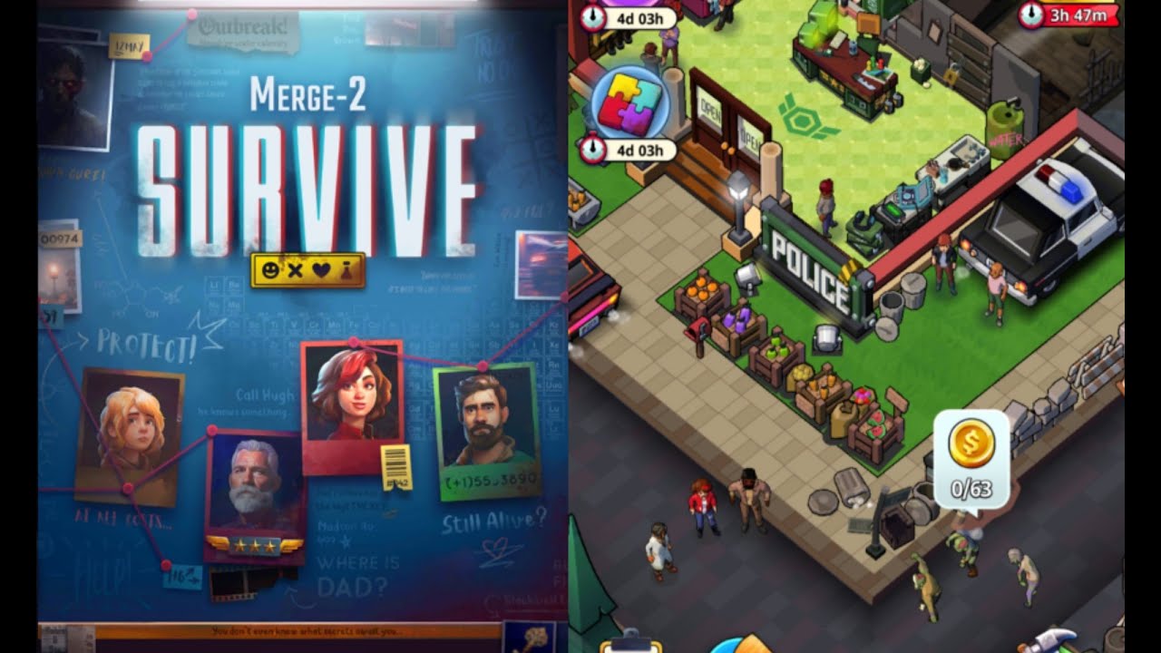 Merge 2 Survive: Zombie Game | Level 4 Part 10 ☠️💀 #merge - YouTube