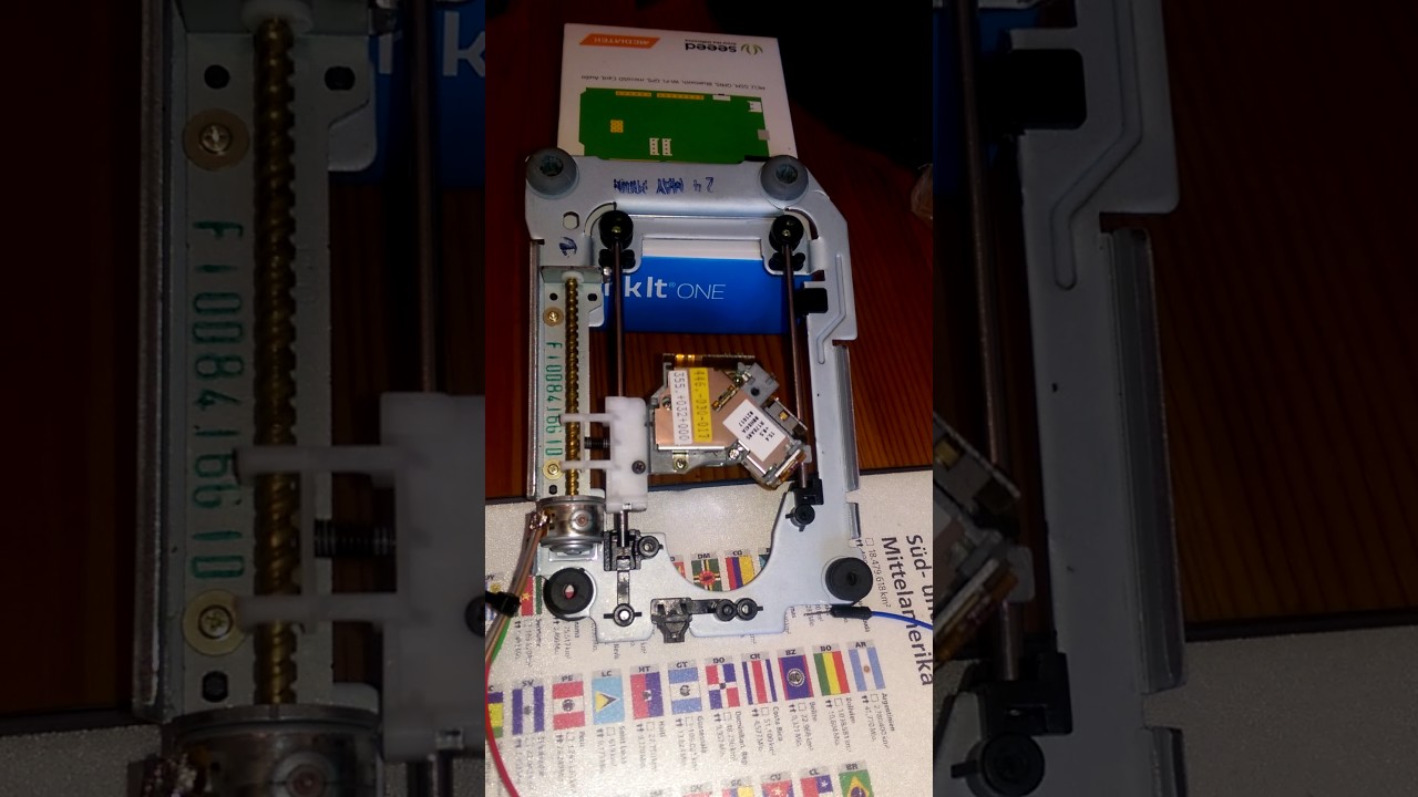 DVD Drive Stepper Motor Test - YouTube