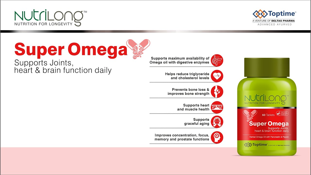 Nutrilong Super Omega Tablet | New Product Launch | Toptime 7th ...