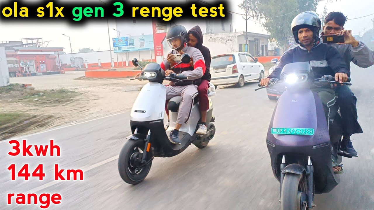 Ola s1x gen 3 range test - YouTube