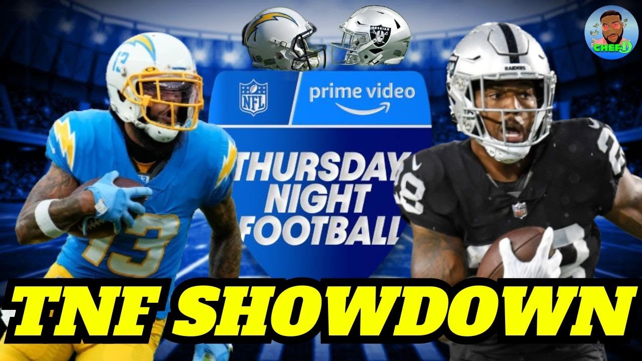 Draftkings Thursday Night Football Showdown Slate | WEEK 15 | CHARGERS ...
