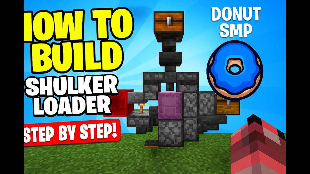 how to build a shulker loader step by step (donut smp) - YouTube