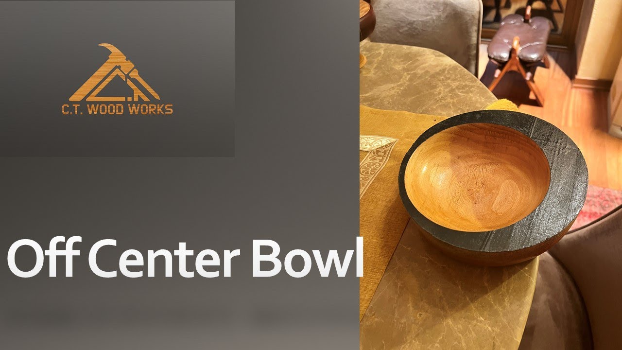 #woodturning An Off Center Bowl #wood lathe #Ahşap torna - YouTube