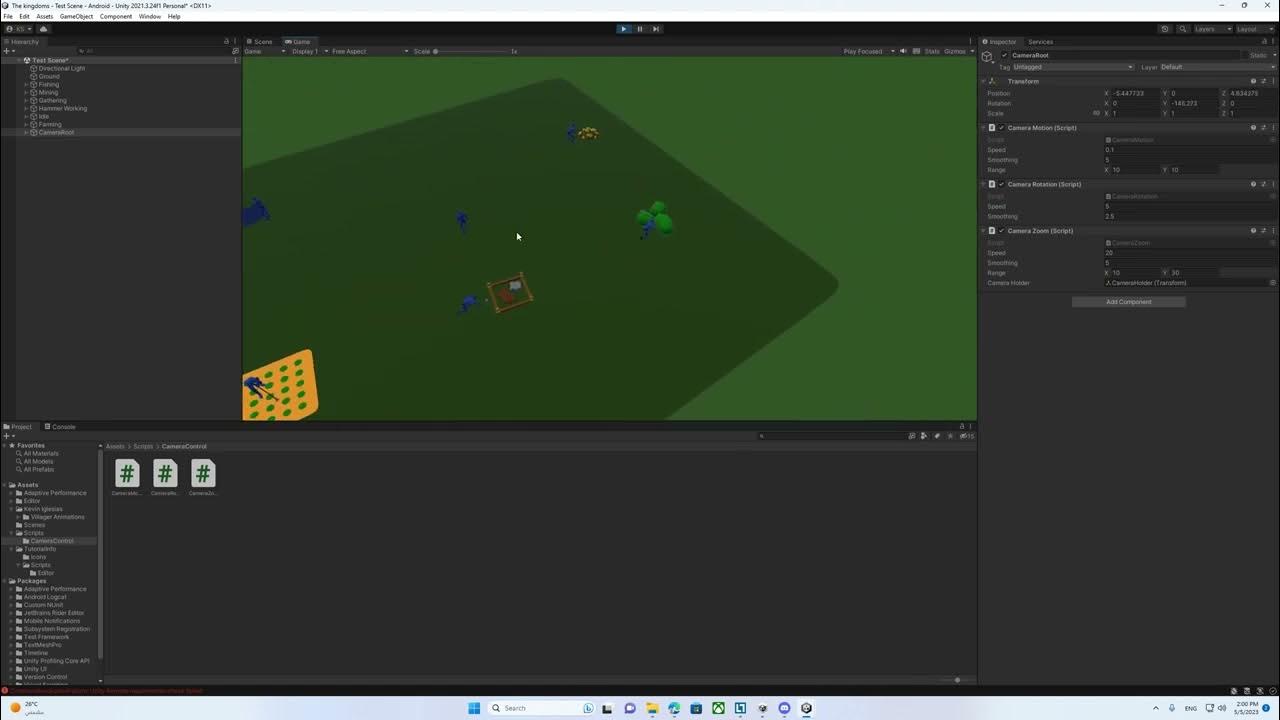 RTS Camera Control Unity - YouTube