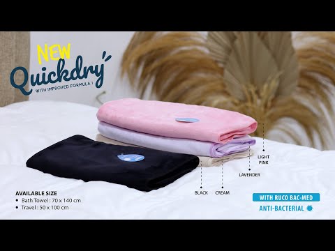 QUICKDRY TOWEL | HANDUK MICROFIBER CEPAT KERING | HANDUK LEMBUT