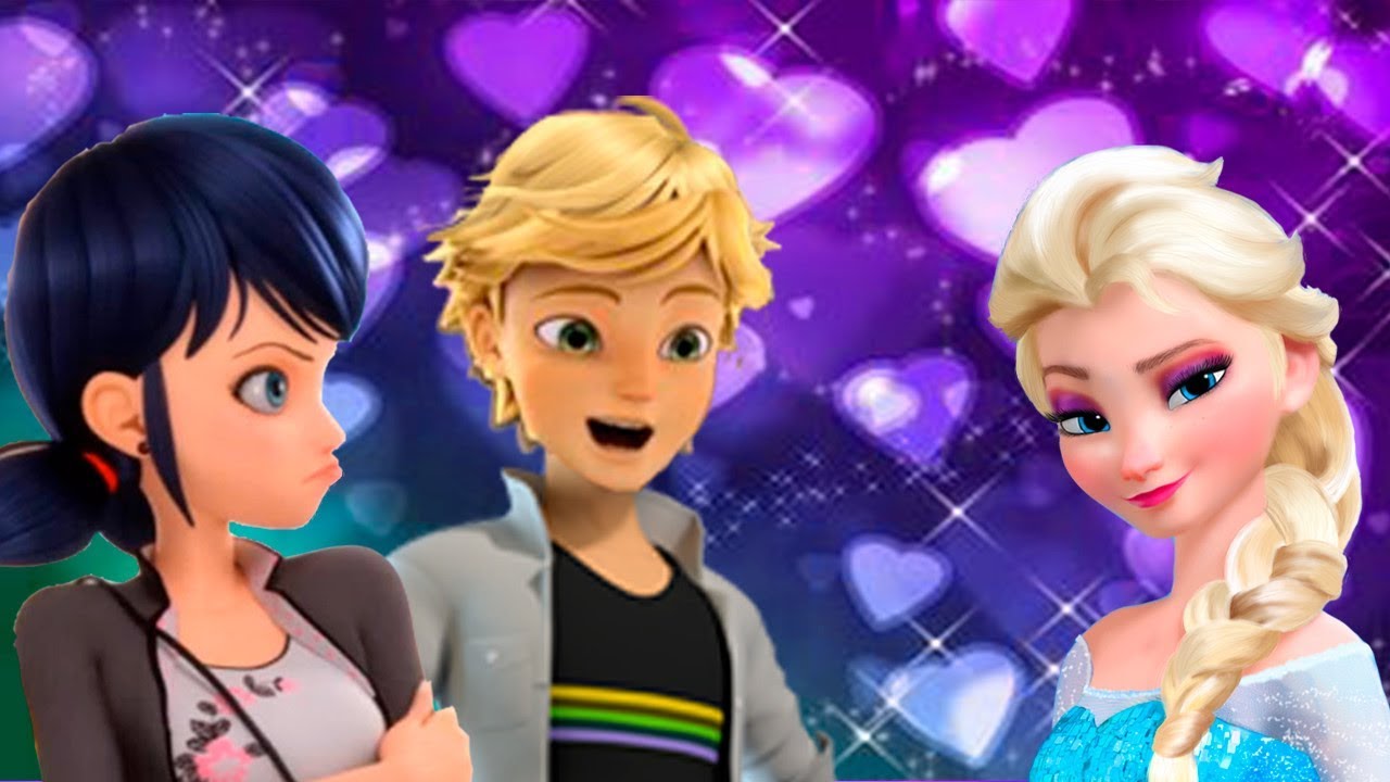 Miraculous Ladybug Marinette vs Elsa - YouTube