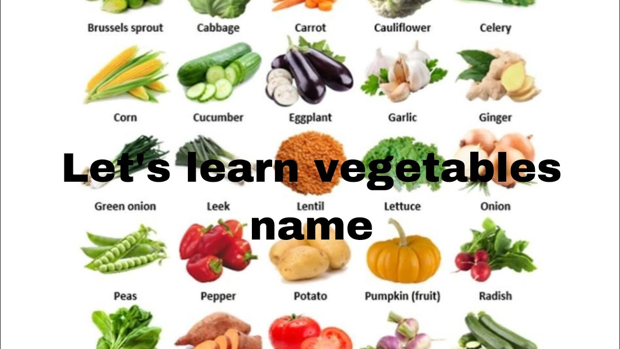 Vegetable names with pictures l Types of vegetable l Healthy vegetables ...