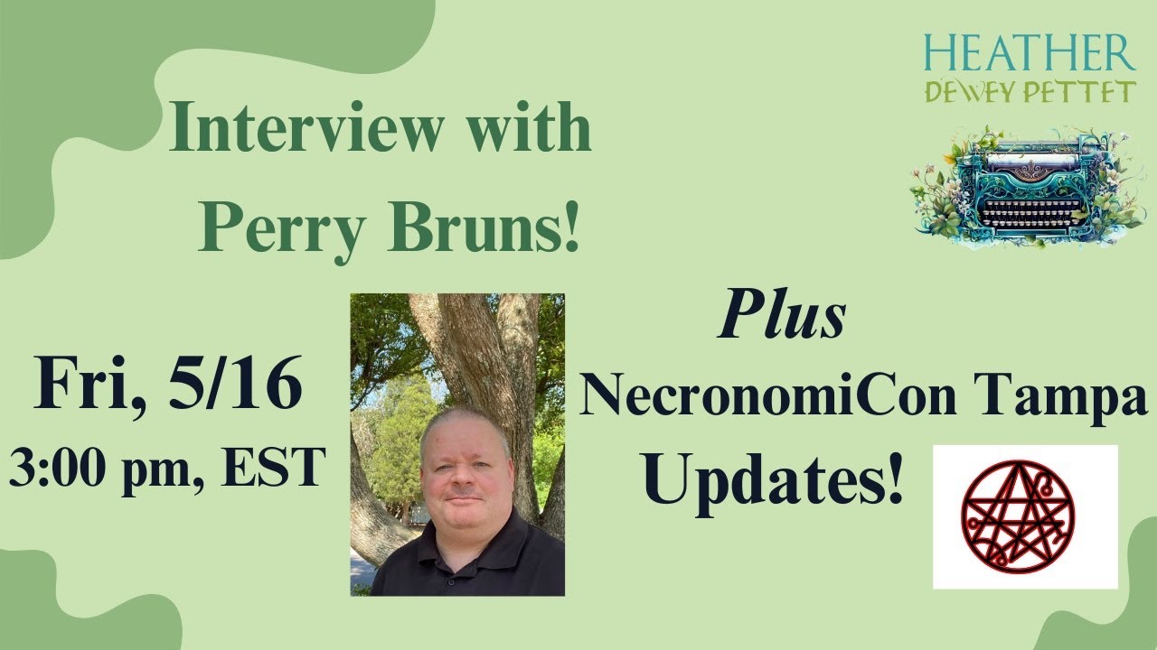 Interview with Writer/Audiobook Narrator Perry Bruns! II NecronomiCon ...