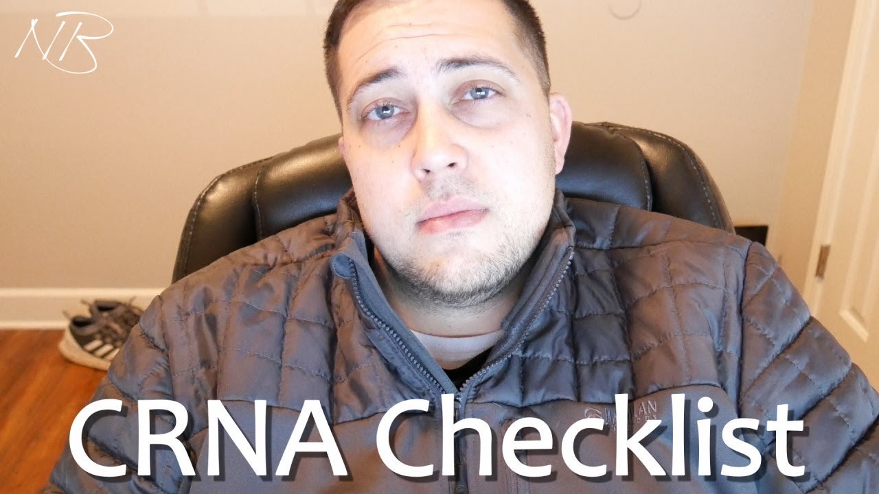 CRNA Checklist! | ICU Orientation Over! - YouTube