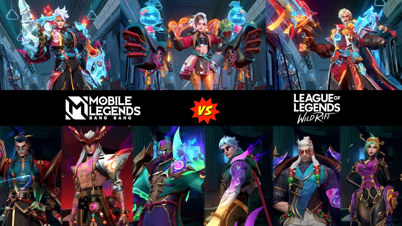 Mobile Legends vs Wildrift : Metro Zero vs Fiend Queller | Skin Effects ...
