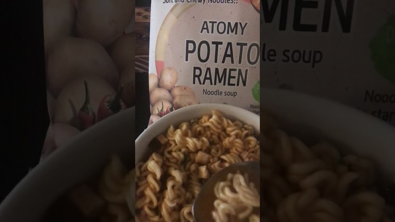 ATOMY potato ramen! Deliciosa y saludable😘sopa de papa - YouTube