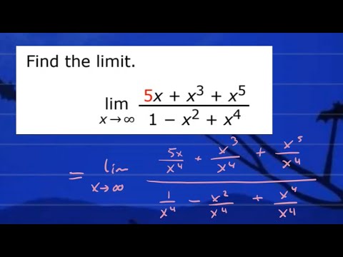 Limits Involving Infinity - Simple Examples - YouTube