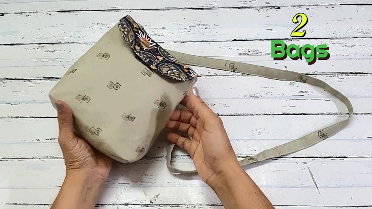 2 Simple and Easy Making Bags at Home, Step by Step Tutorial - YouTube