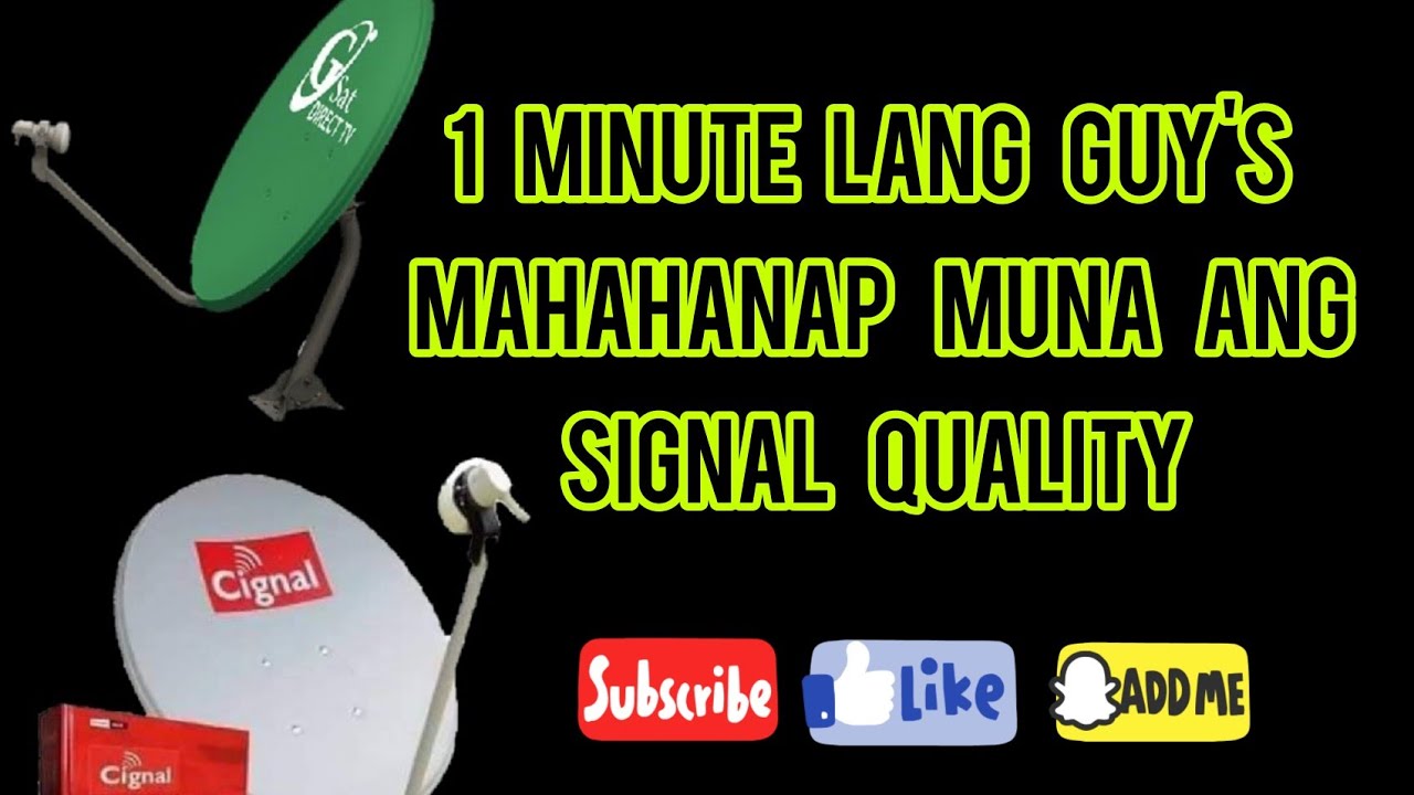 GSAT satellite finder/ tips - YouTube