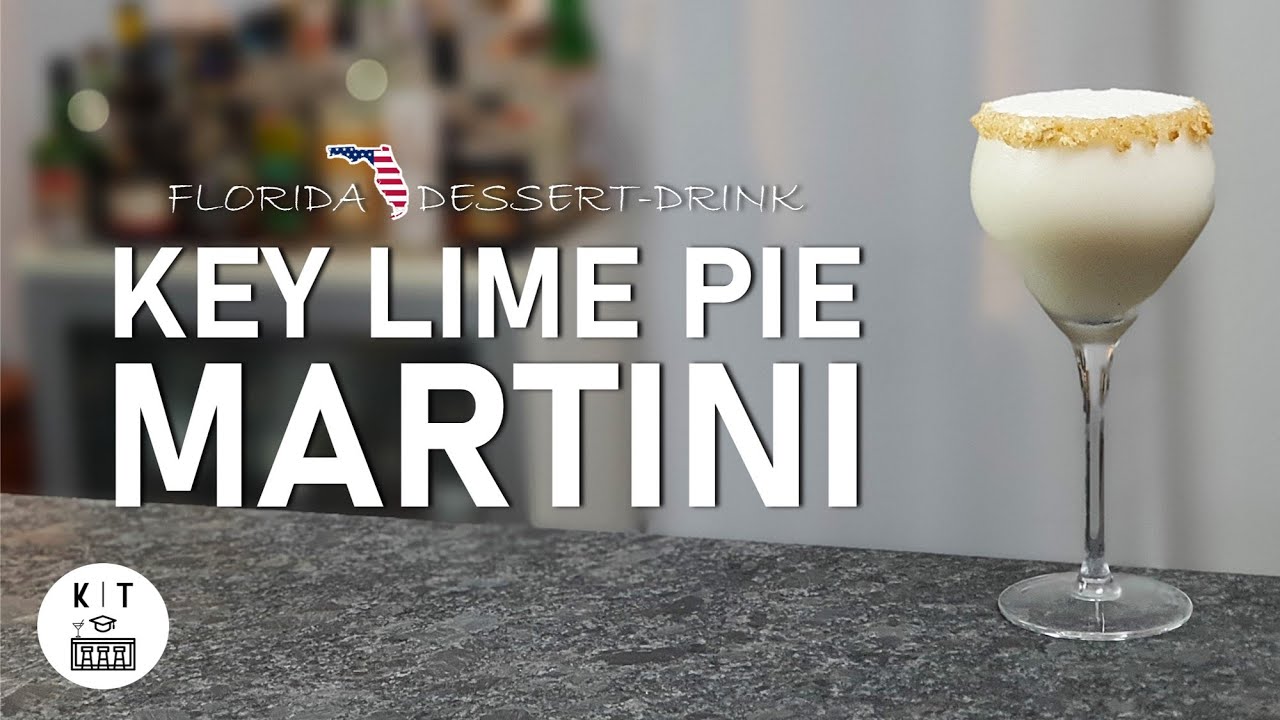Key Lime Pie Martini Cocktail - Flüssiger Dessert Drink von den Florida ...
