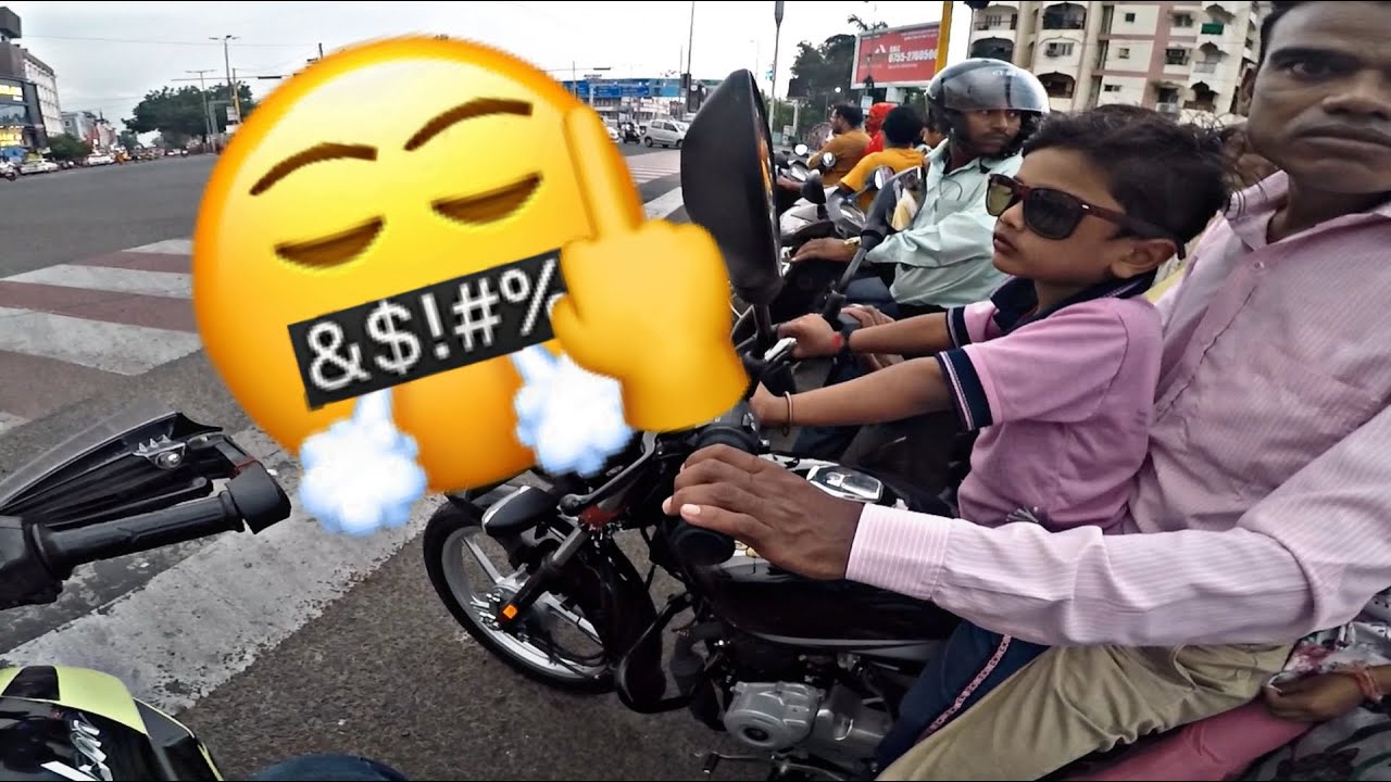 Angry uncle road rage - YouTube