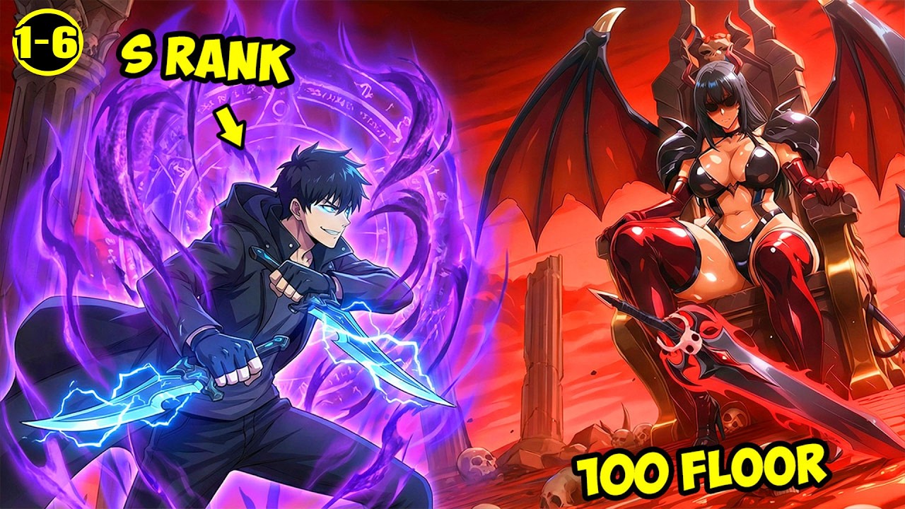 (1-6) He Was TRANSPORTED into an IMPOSSIBLE GAME and Became RANK #1 ...