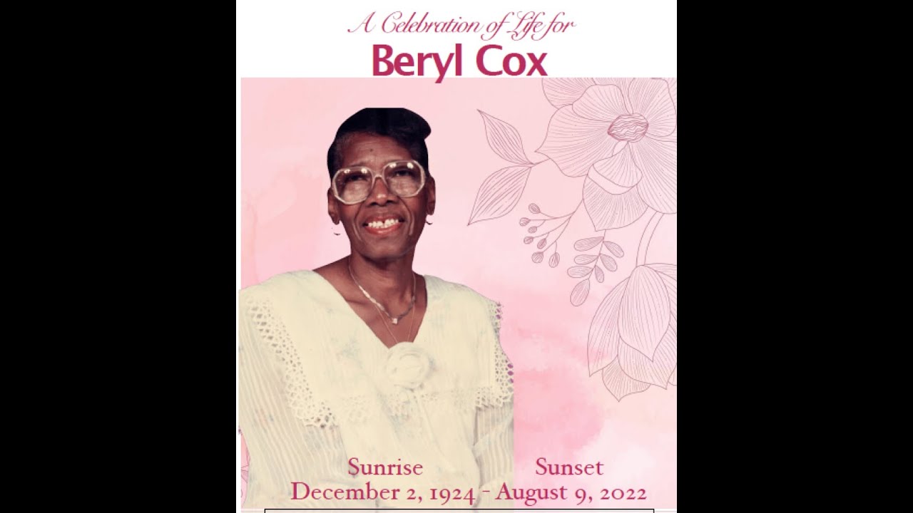 A Celebration of Life for Beryl Cox - YouTube