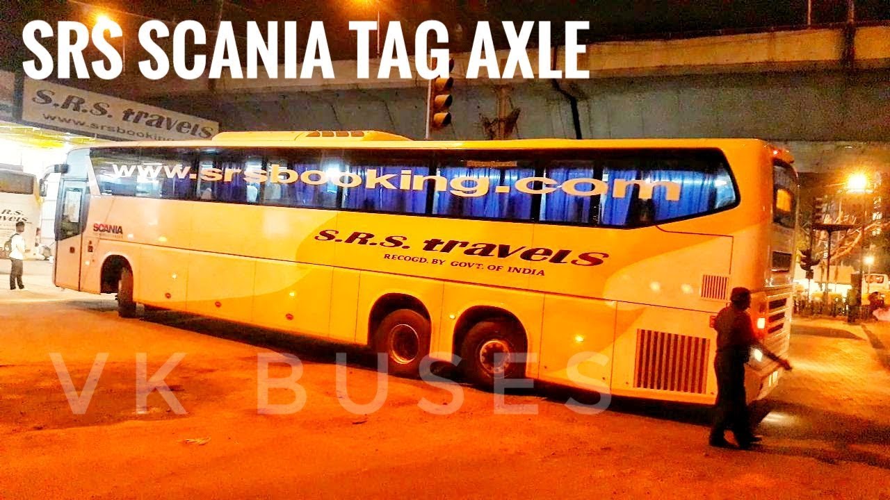 SCANIA BUS TAG AXLE IN ACTION!!! - YouTube