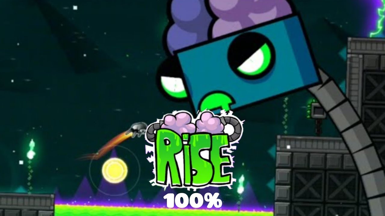 "Rise" by MasterTheCube5 Geometry dash - YouTube