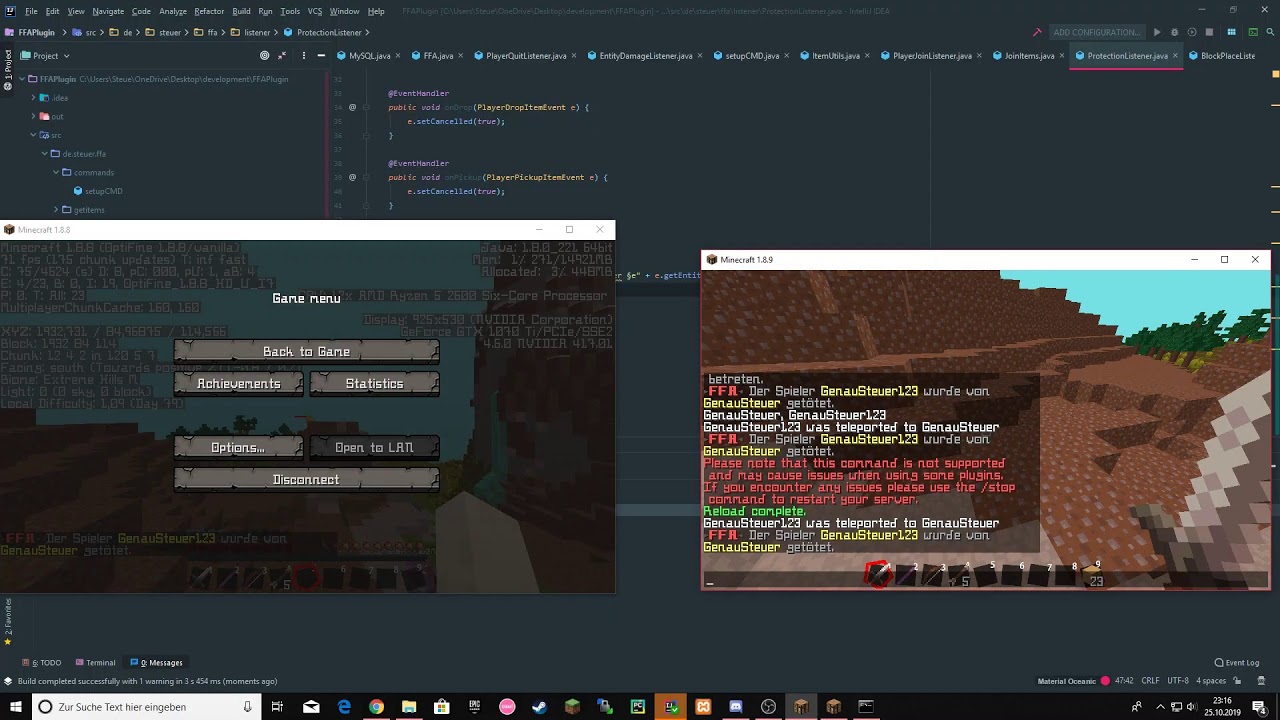 FFA in Minecraft programmieren! [HD/GER] - YouTube
