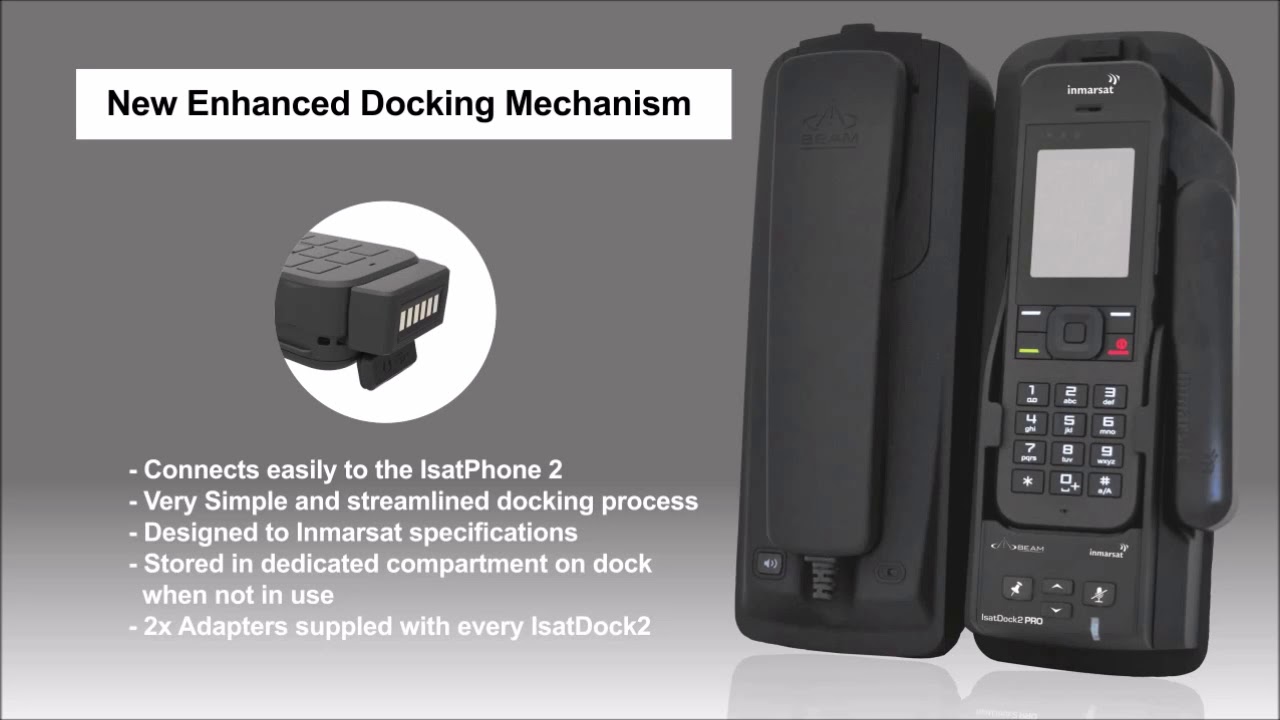 Satellite Phone Docking Station - iSatDock Pro 2 - YouTube