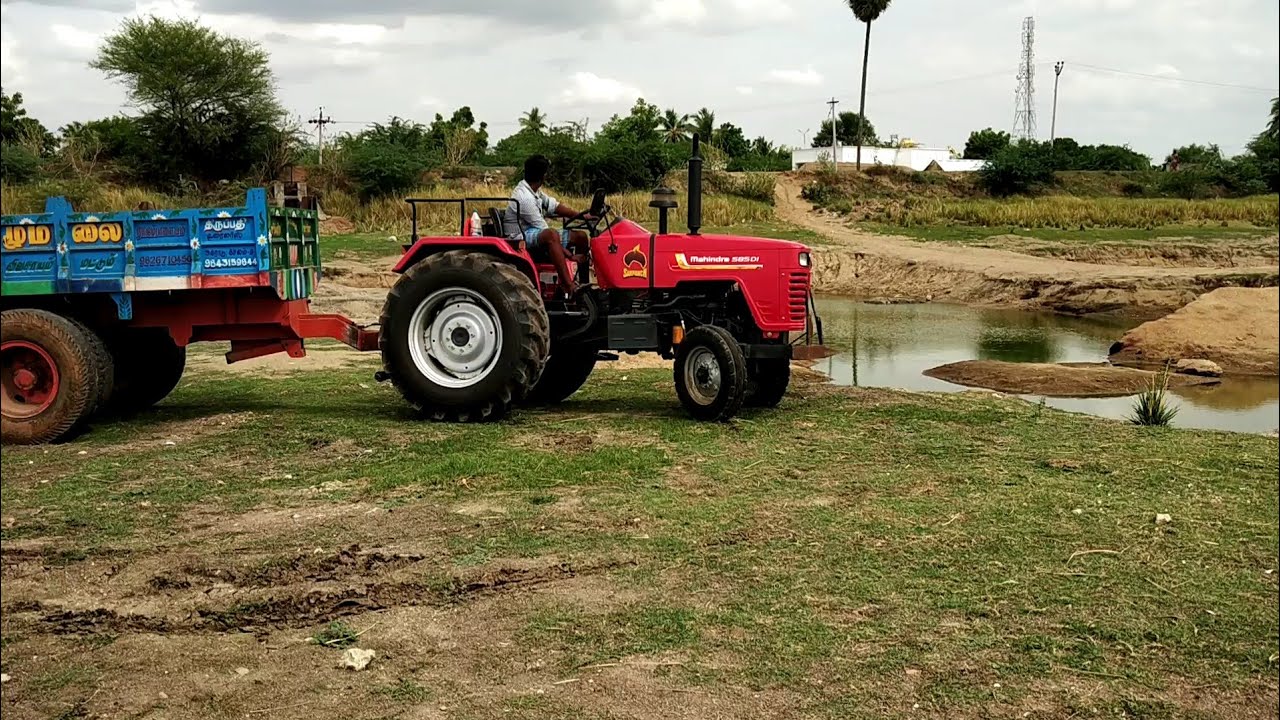 How to take Tractor trolley reverse | step by step | My village work ...