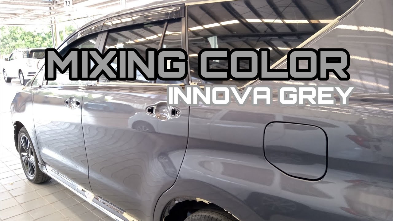 OPLOS CAT INNOVA REBORN GREY #bodyrepair #toyota - YouTube