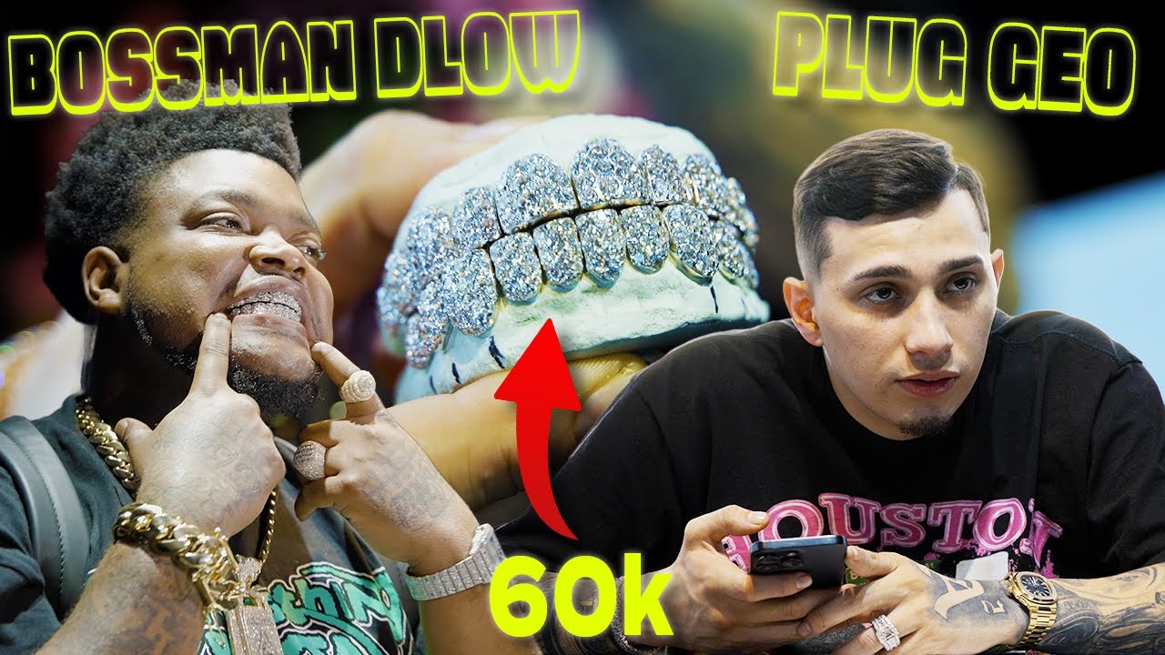 BOSSMAN DLOW drops 60 THOUSAND on Crazy 1 of 1 Grill!! - YouTube