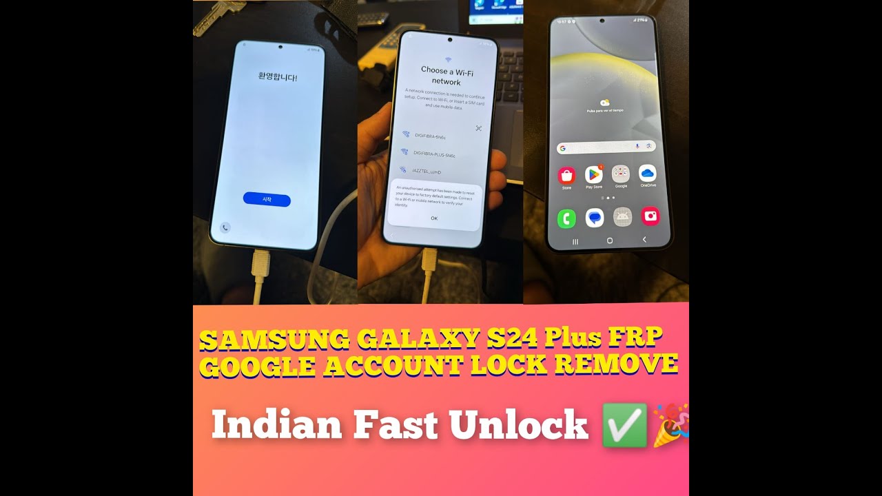Samsung Galaxy S24 Plus 5G SM-S926B FRP Bypass Android 14 - YouTube