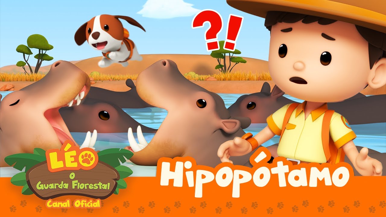 Hipopótamo 🦛 | Leo, O Guarda Florestal | Minisode | Animação - YouTube