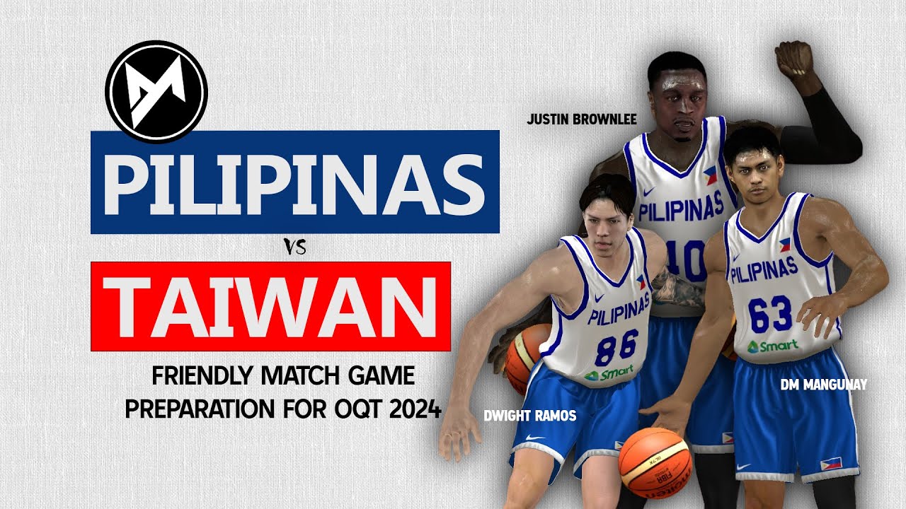 GILAS PILIPINAS vs. TAIWAN MUSTANGS | DM MANGUNAY | NBA2K14 | PBA2K ...