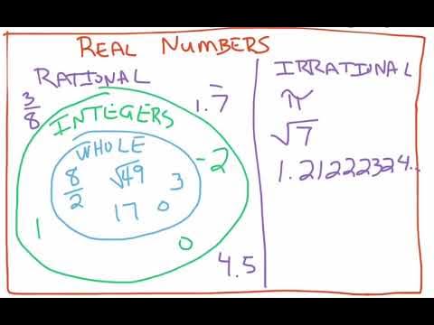 8th Grade GoMath Module 1 Lesson 2: Sets of Real Numbers - YouTube
