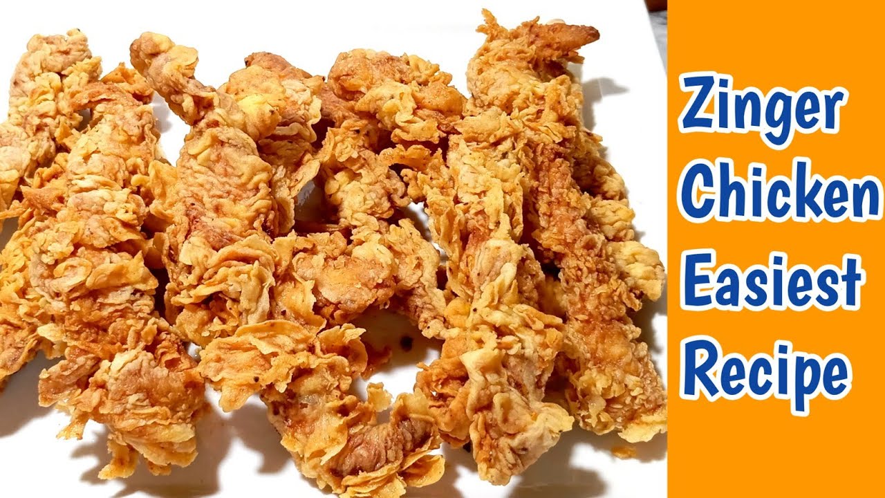 Zinger Chicken Easiest Recipe| KFC Style Zinger Chicken | Crispy ...