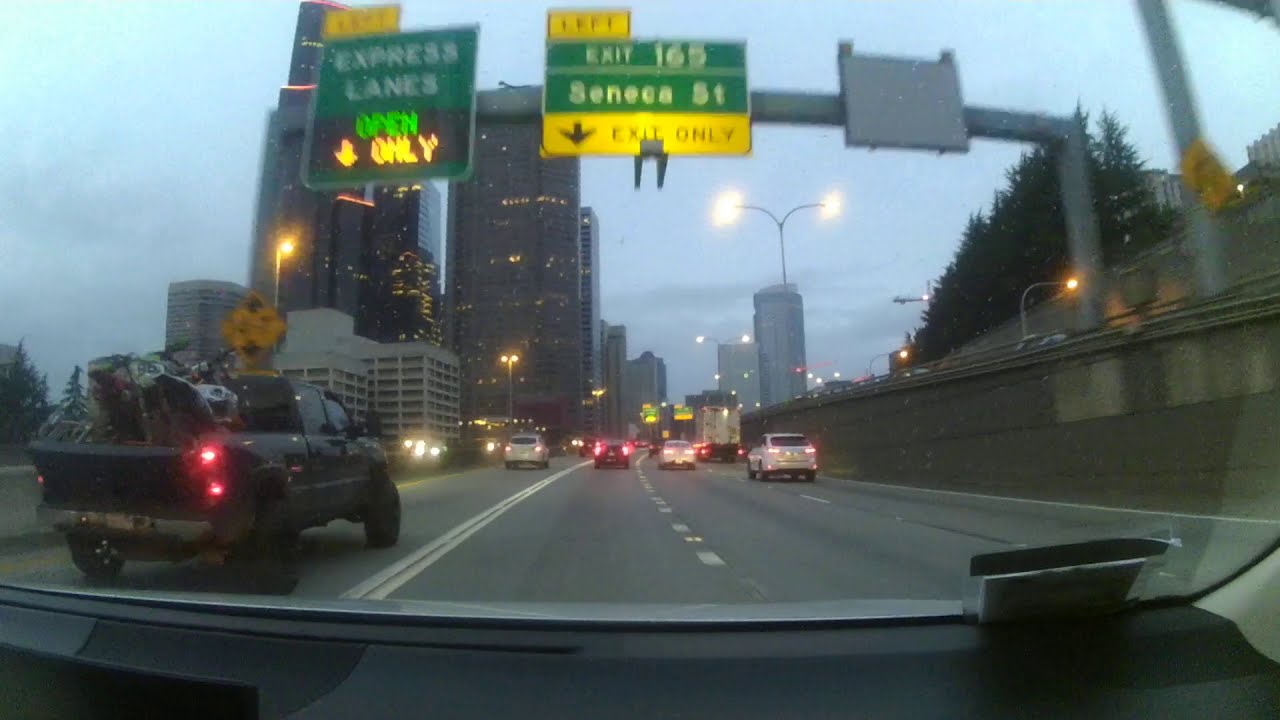 Driving from Federal Way to Downtown Seattle, Washington, Part 2/4 ...