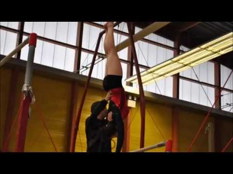 gymnastics training. - YouTube