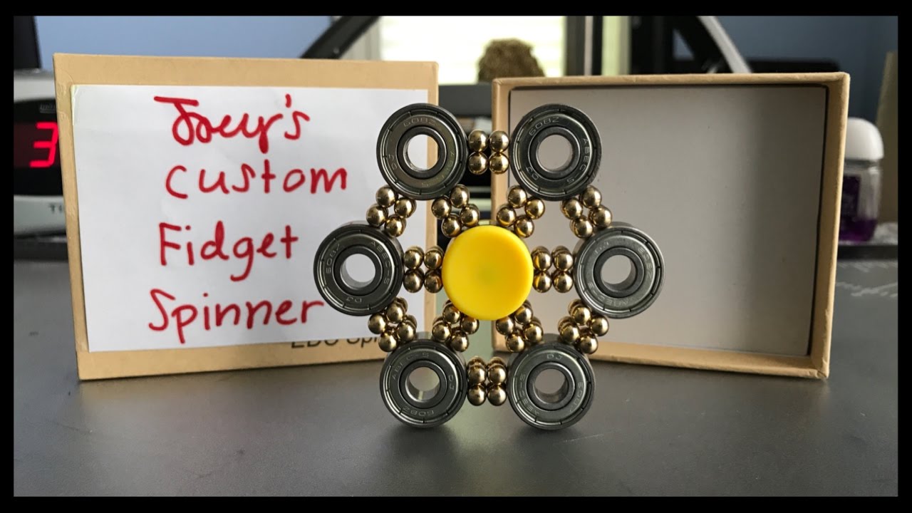 My 2nd Custom Fidget Spinner - YouTube