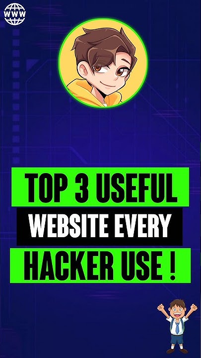 Top 3 Useful Website Every Hacker Use 😲 #shorts #programming #hacker #hacking #students# ...