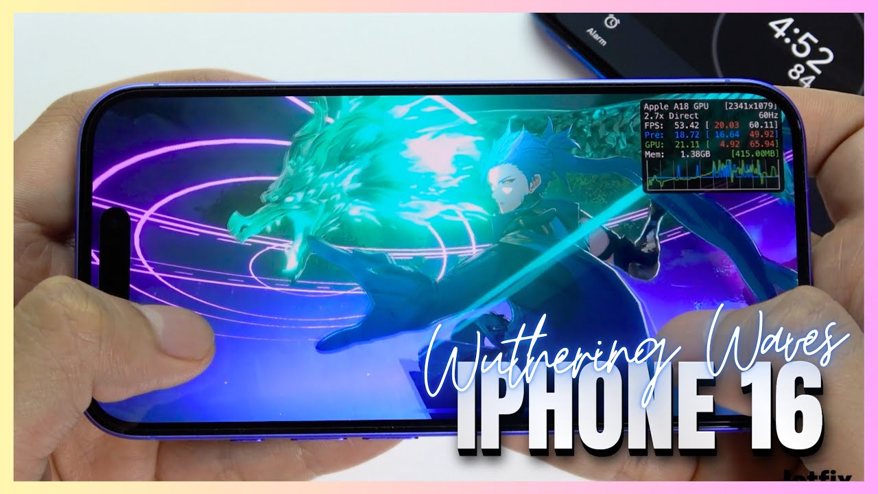 iPhone 16 Wuthering Waves Gaming test | Apple A18 - YouTube