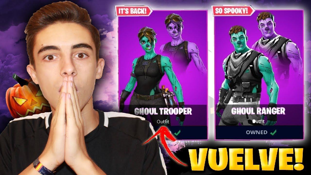 VUELVE la *GHOUL TROOPER* a FORTNITE | TODAS las *SKINS FILTRADAS de ...