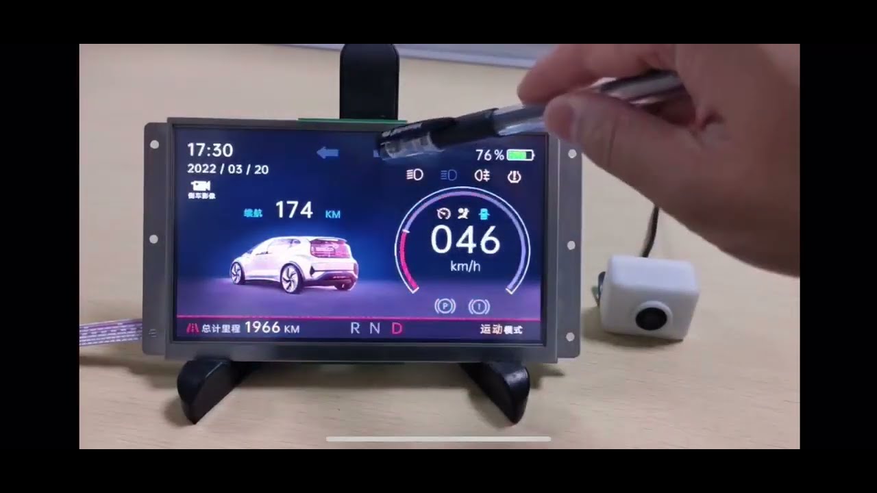 Новая камера PDV200-1 со встроенным процессором DWIN T5L0 - YouTube