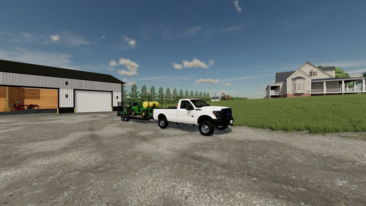 Farming Simulator 22 On New Deer Creek map - YouTube