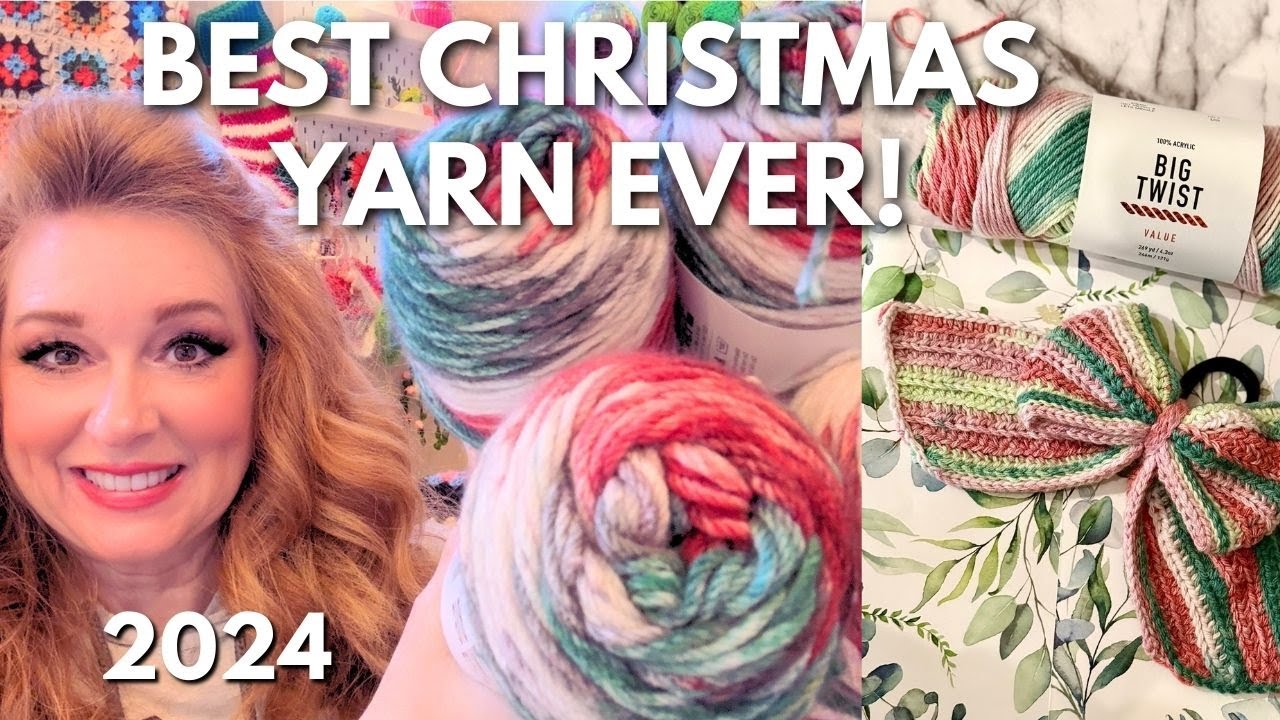 JoAnn’s Christmas Yarn Haul 2024- BEST CHRISTMAS YARN EVER! - YouTube