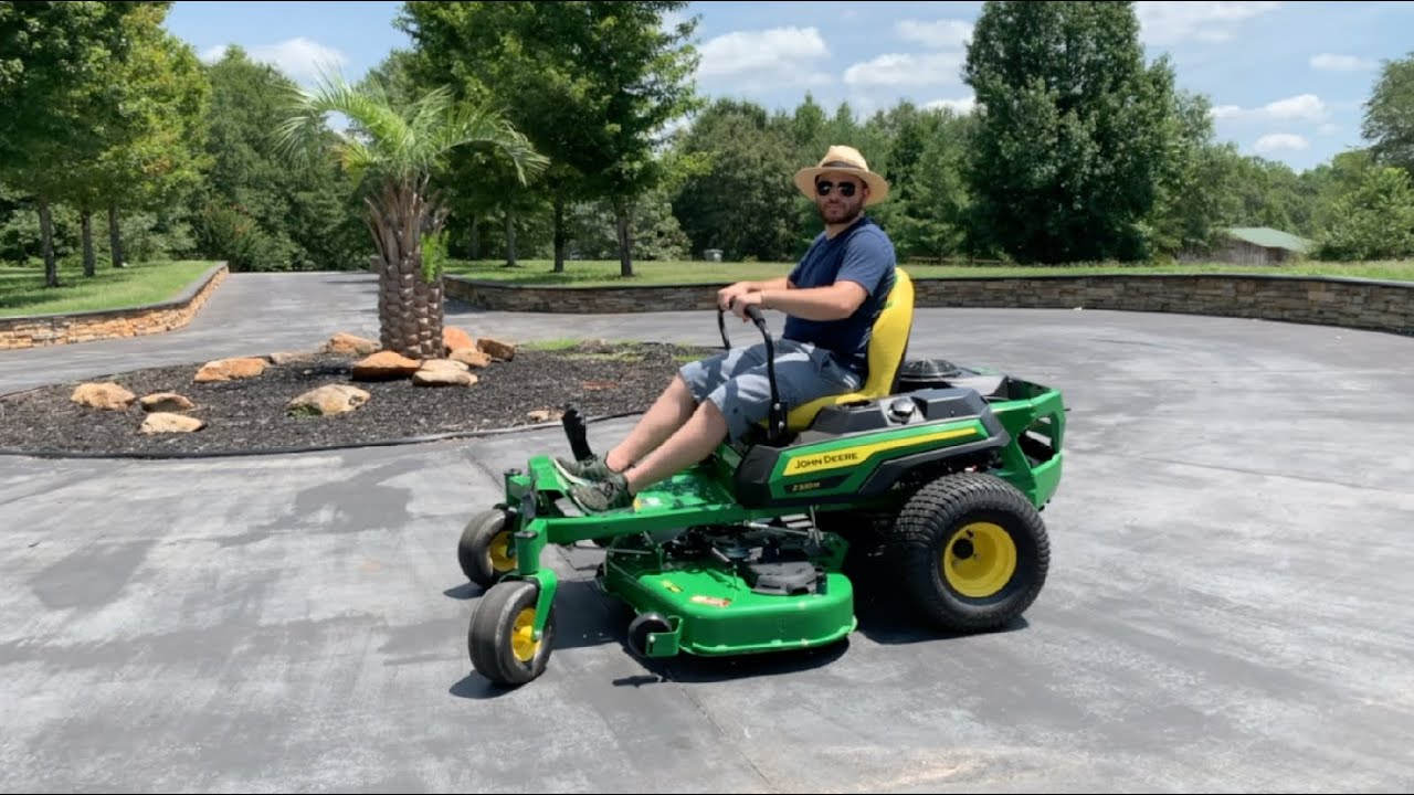 Our Friend Johnny Deer, and My First Mow - YouTube