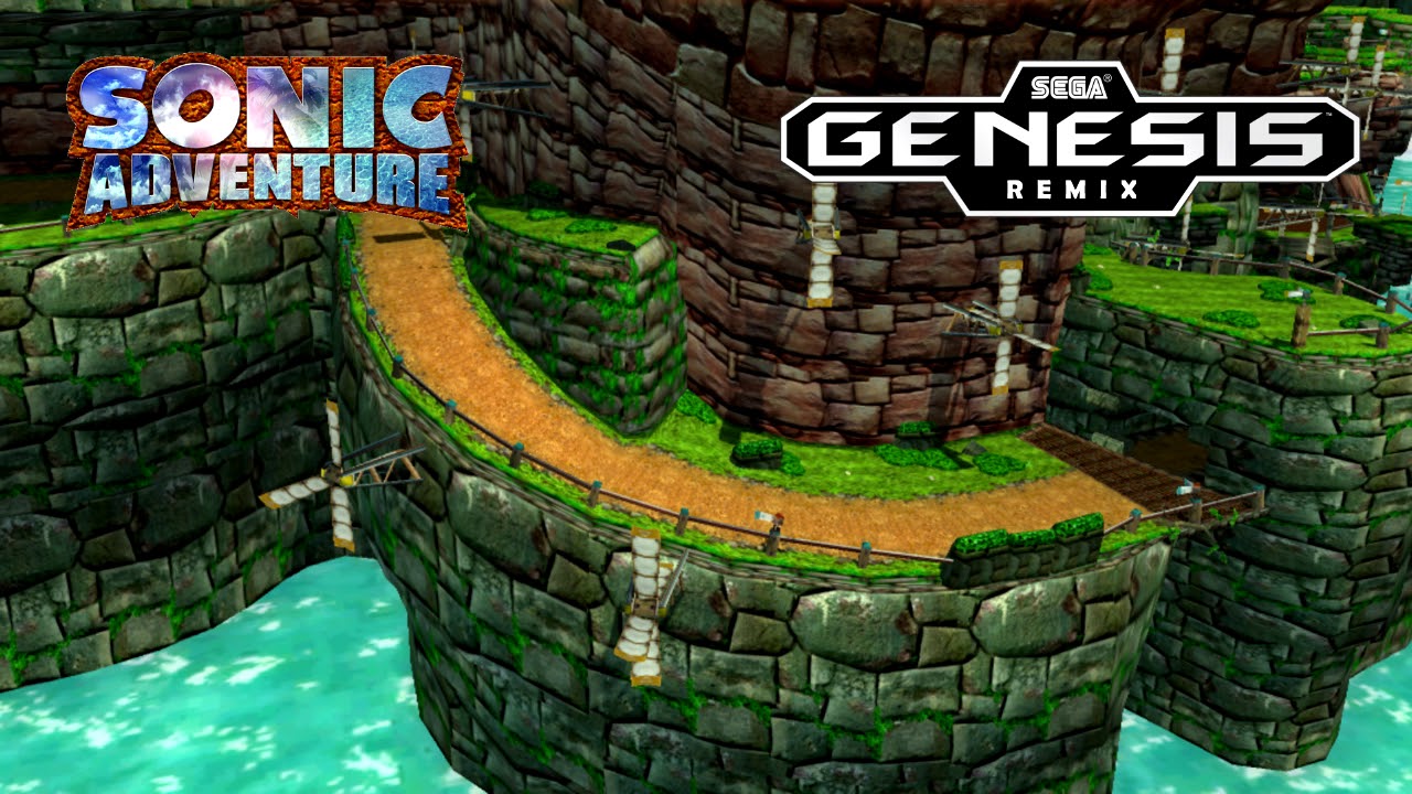 Sonic Adventure Windy Hill (Windy Valley) Sega Genesis remix (Sonic 2 ...