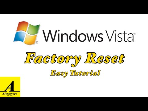 How To Do A Full System Restore On Windows Vista