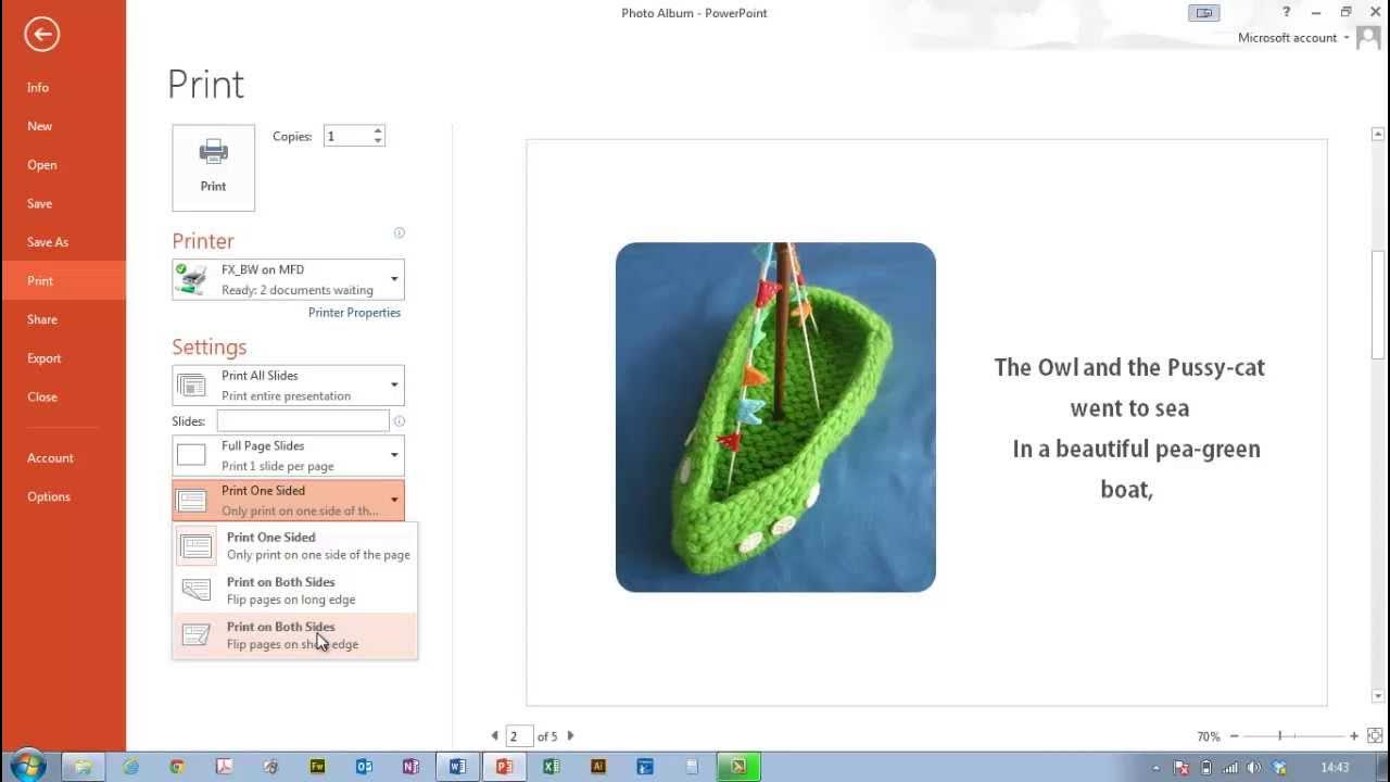 Powerpoint: One way to make a picture book - YouTube