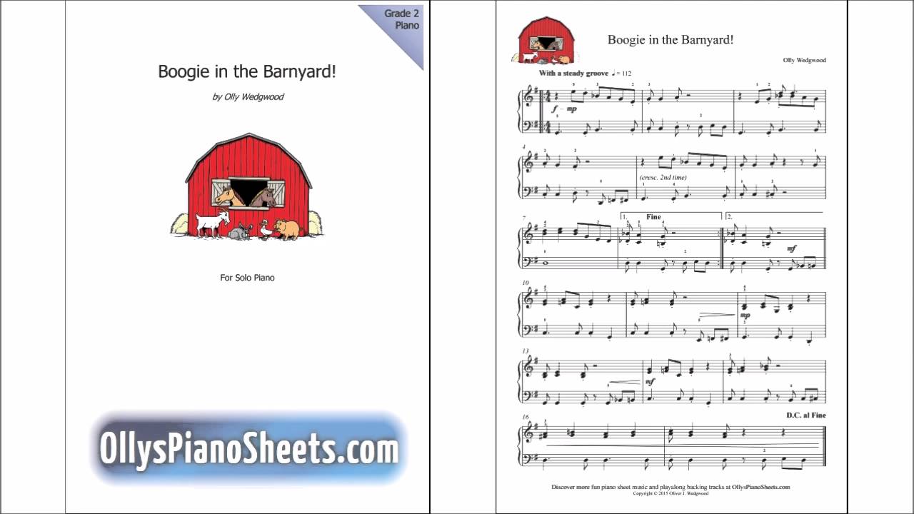 Piano Soul Instrumental - Boogie in the Barnyard - Established Beginner ...